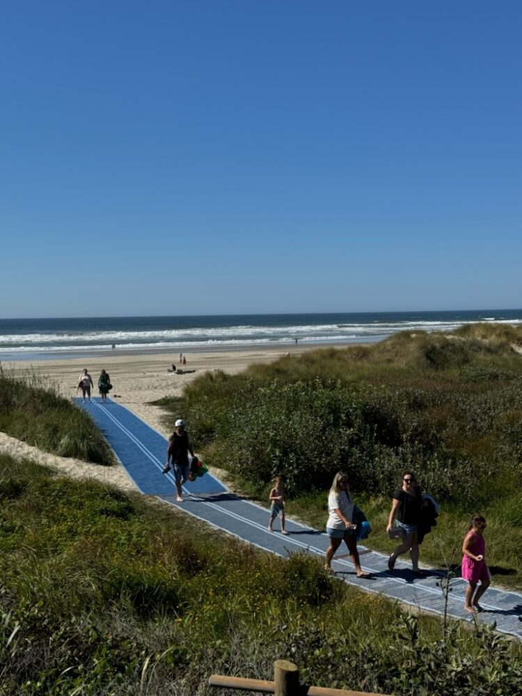 New Mobi-mat Installed in Florence at Heceta Beach Park, Expanding ...